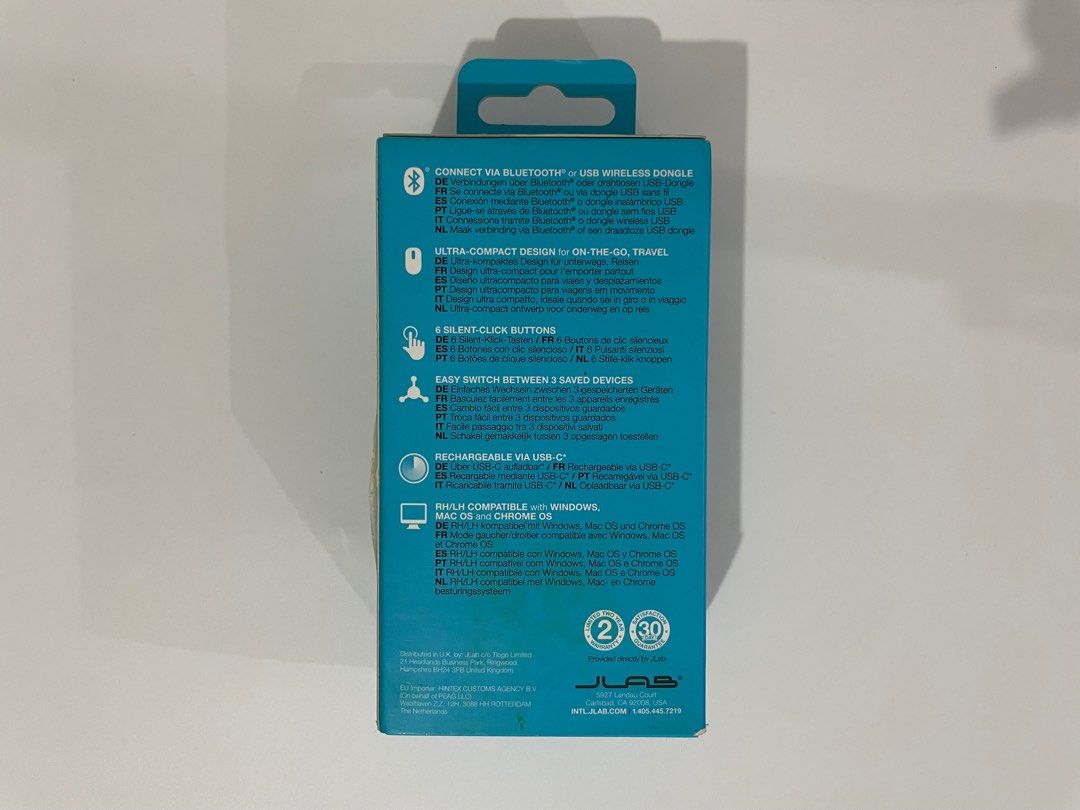 𝐉𝐋𝐀𝐁 𝐆𝐎 𝐌𝐨𝐮𝐬𝐞 Wireless, Rechargeable Compact Mouse Plug & Play - 𝟏 𝐚𝐧𝐝 ...