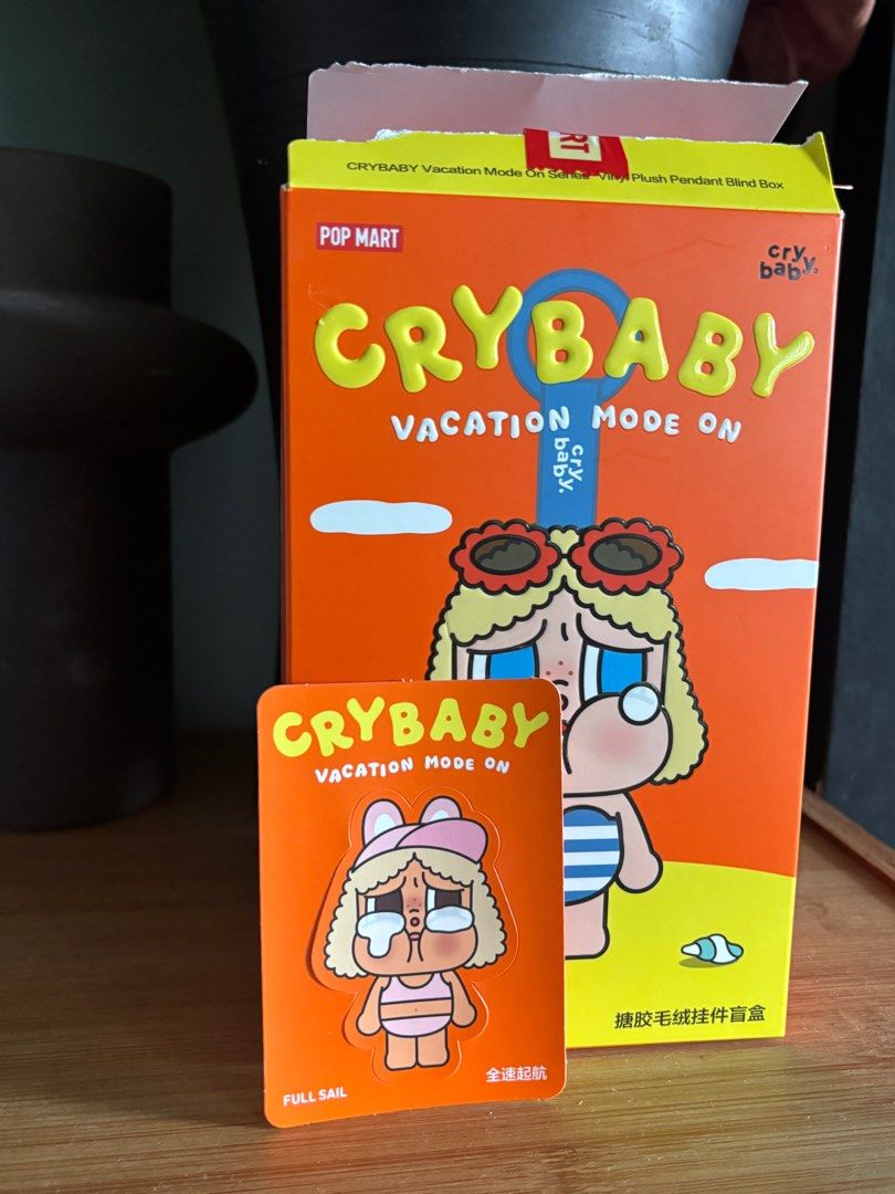 - FULL SAIL ,Pop Mart Crybaby Vacation Mode On Blind Box, Hobbies ...