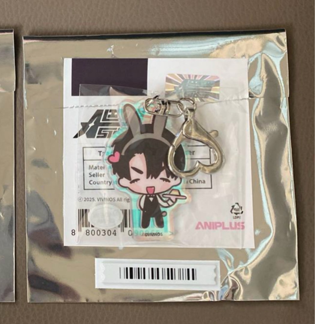 Alien stage aniplus baniste ivan bunny keychain, Hobbies & Toys ...