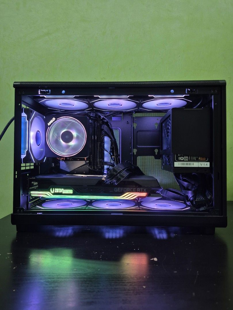 AMD Ryzen 7 5700X + Nvidia GeForce RTX 3080 10GB GDDR6X + Lian Li Dan A3 Gaming Computer PC CPU ...