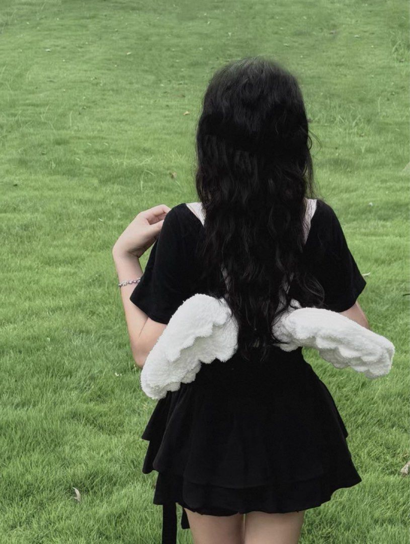 Angel wing back pack bag jirai jiraikei tenshi kaiwai, Women's Fashion ...