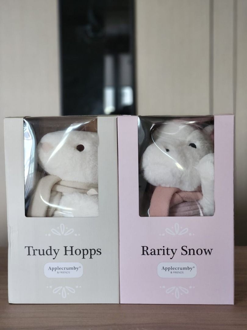 APPLECRUMBY FRIENDS PLUSHIE PLUSH TOY - TRUDY HOPPS & RARITY SNOW ...