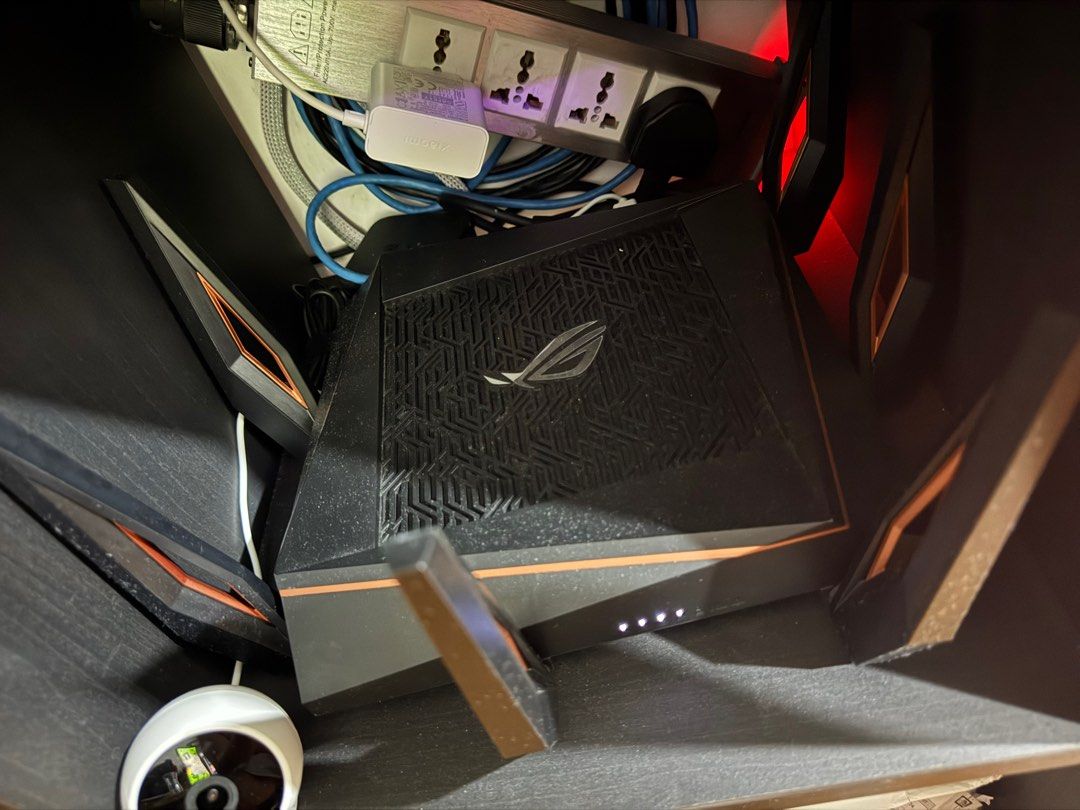 ASUS ROG Rapture GT-AX11000 Router, Computers & Tech, Parts ...