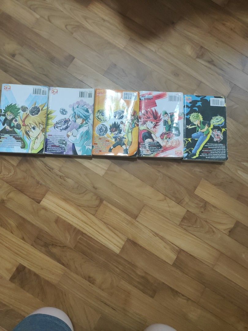 Beyblade Manga Set, Hobbies & Toys, Books & Magazines, Comics & Manga ...
