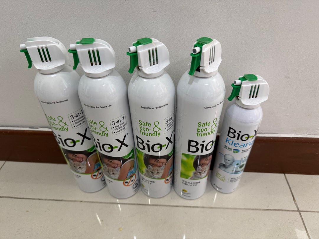 Bio-X 3-in-1 insecticide Spray, Health & Nutrition, Insect Repellent on Carousell