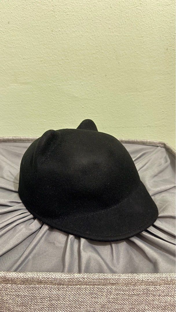 Black Cat Ear Hat, Women's Fashion, Watches & Accessories, Hats ...