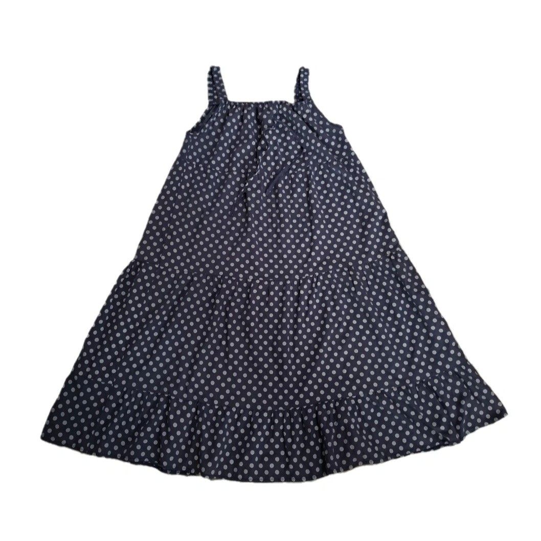 blue navy polkadot dress kawaii sawako cute morikei fairycore coquette milkmaid mezzo piano axes ...