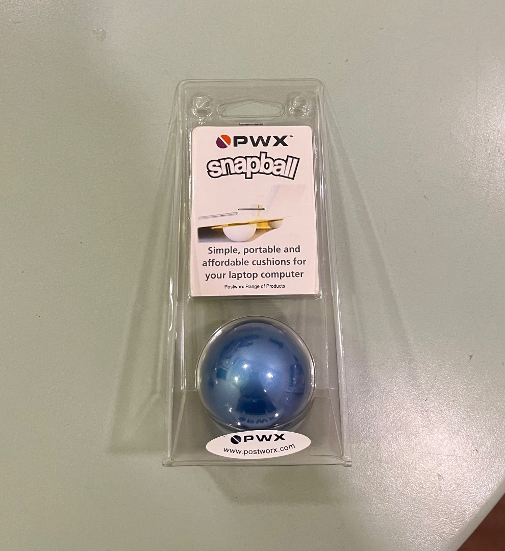 BNIP SNAPBALL PWX laptop detachable raiser stand cooling ball blue ...