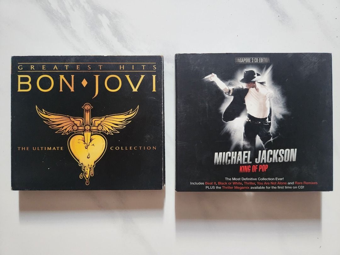 Bon Jovi Greatest Hits Ultimate ED , Michael Jackson King Of Pop Audio ...
