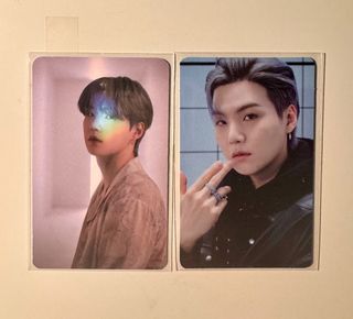 BTS World Suga Manager ID Card, Hobbies & Toys, Collectibles ...
