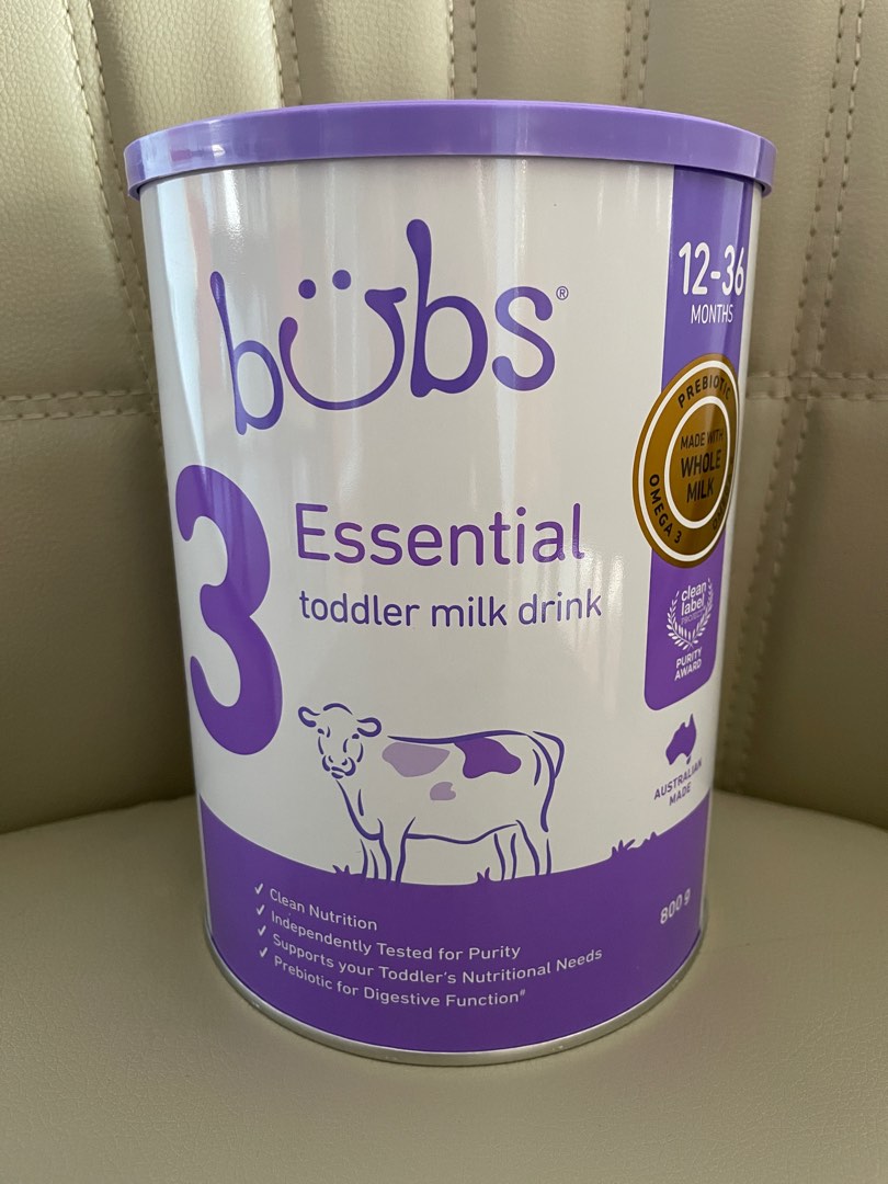 Bubs 3 Essential Toddler Milk Drink (800g), Babies & Kids, Nursing ...