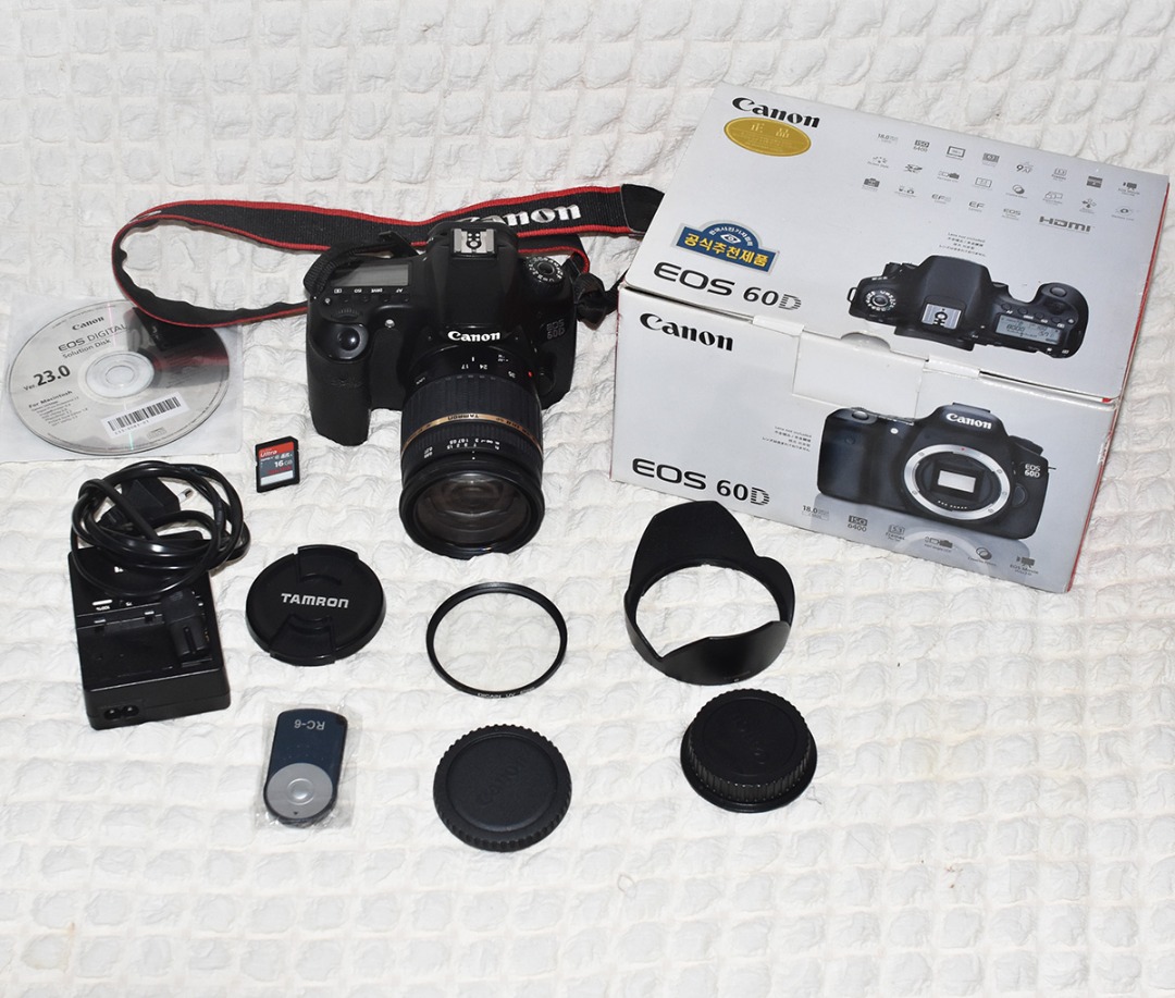Canon DSLR EOS 60D & 17-50mm F2.8 XR Di II Tamron lens (Complete box ...