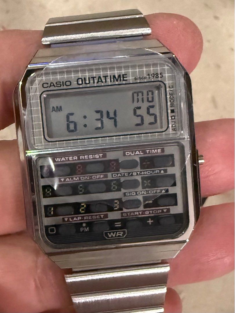 Casio Back to the Future Digital Watch CA-500WEBF-1A, Men's Fashion, Watches & Accessories ...