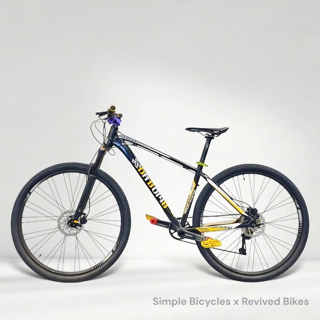 Dabomb Atom Mountain Bike, 2x10 Speed Shimano Deore, Size S/M, 29" rim, Sports Equipment ...