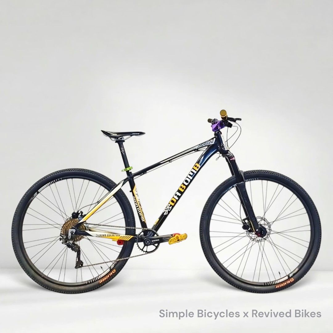 Dabomb Atom Mountain Bike, 2x10 Speed Shimano Deore, Size S/M, 29" rim, Sports Equipment ...