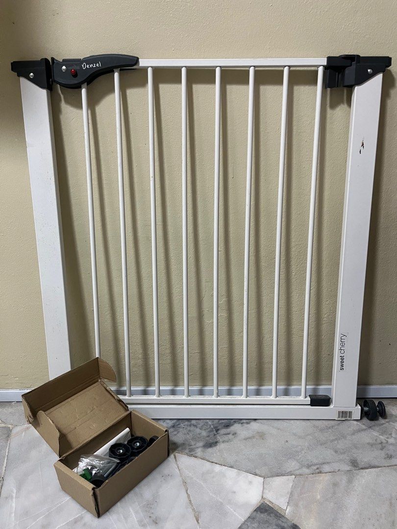 Denzel Security Stair Door Gate by Sweet Cherry, Furniture & Home ...