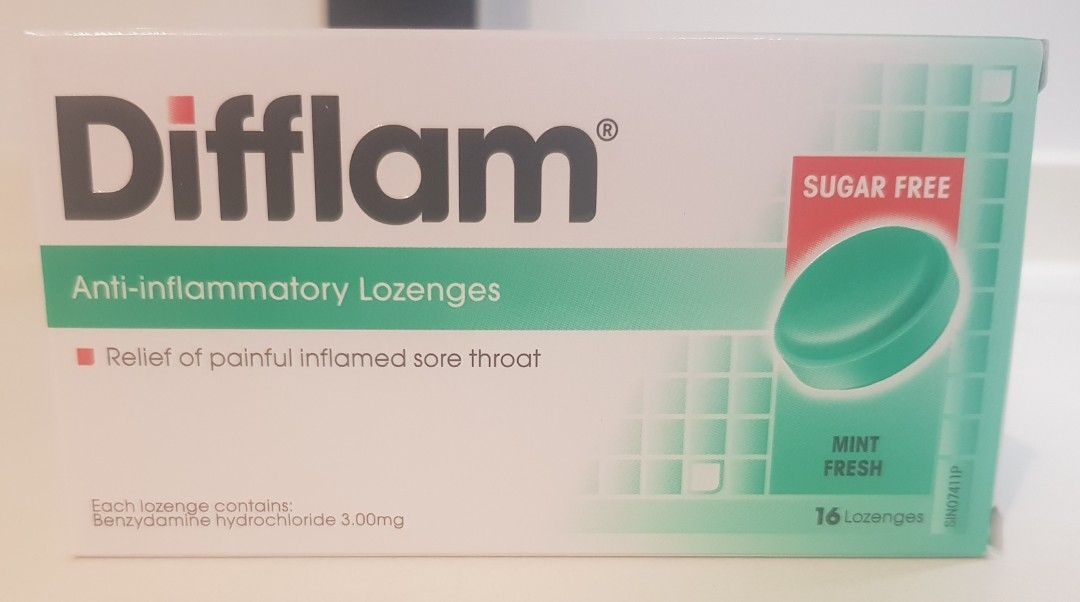 Difflam Anti-inflammatory Lozenges - Mint Fresh ( fast deal $6 ) free ...
