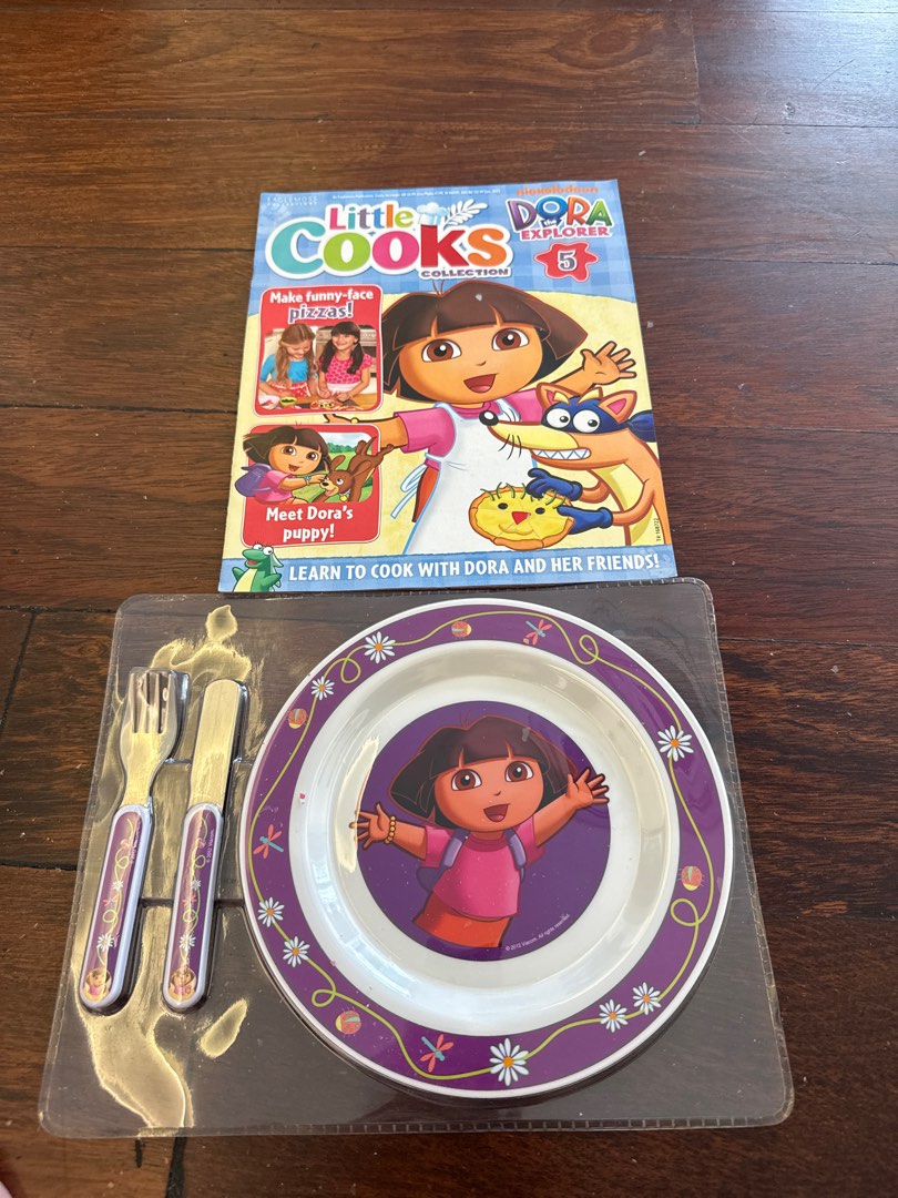 Dora the Explorer Kids' Dinnerware Set, Hobbies & Toys, Books ...