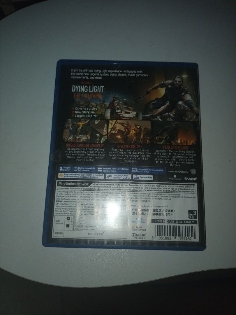 Dying Light: The Following - Enhanced Edition (PS4), Video Gaming ...