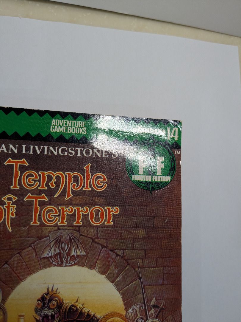 Fighting Fantasy Gamebook #14 - Temple of Terror by Ian Livingstone ...