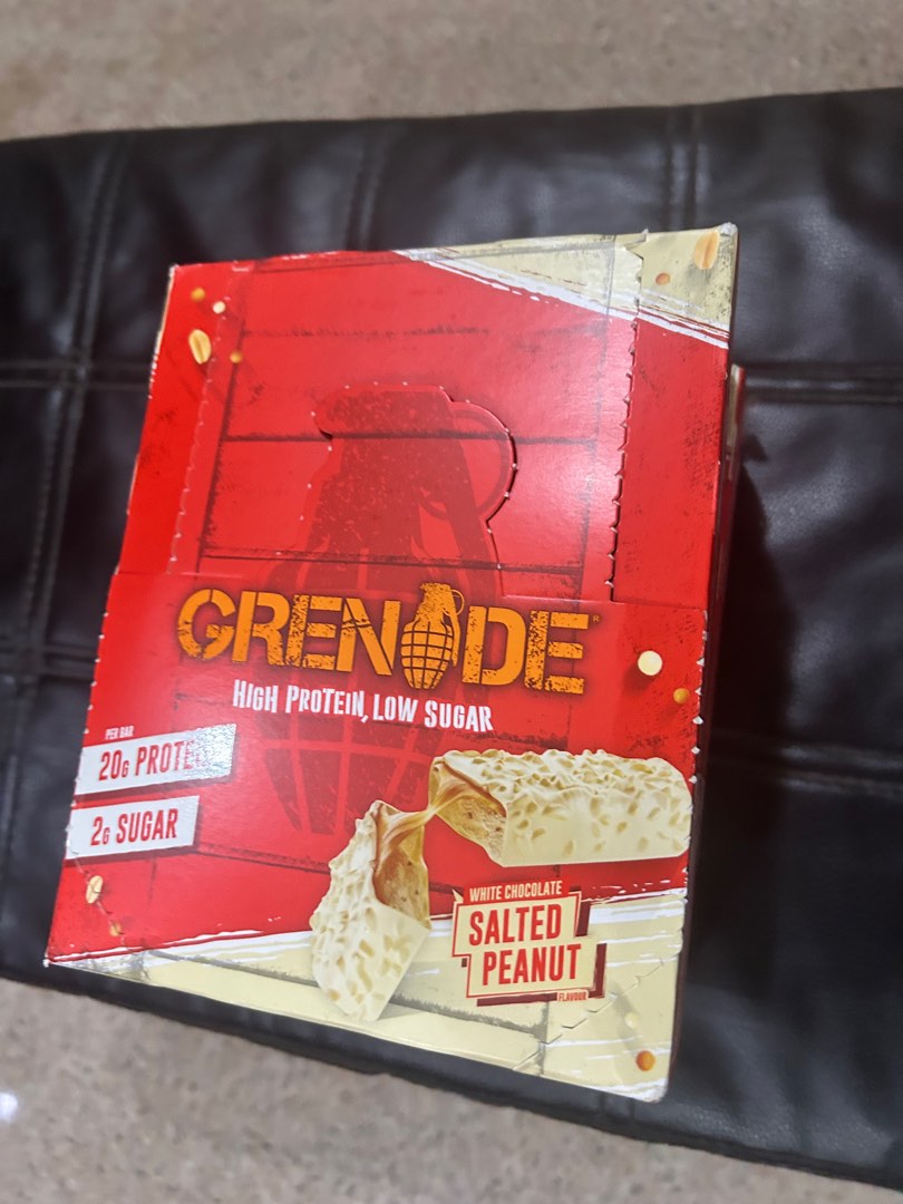 Grenade Protein Bars, Health & Nutrition, Health Supplements, Sports ...