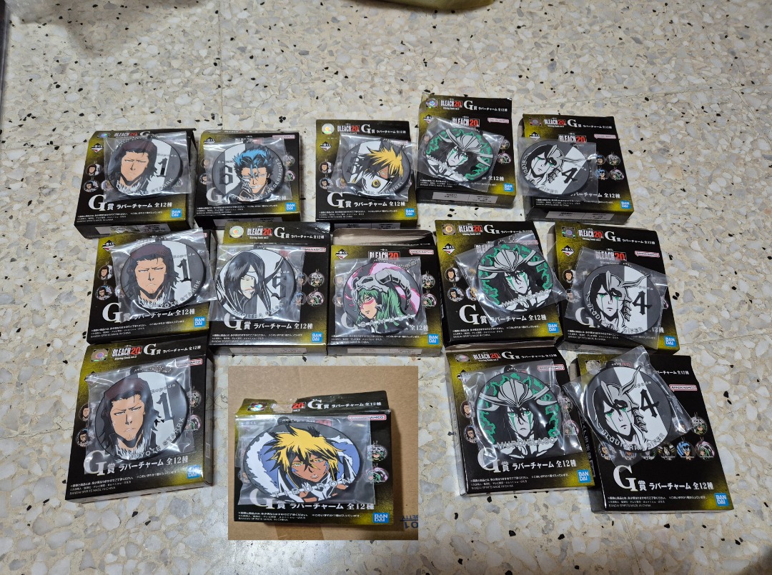Ichiban Kuji Bleach Stirring Souls Vol 3 Prize G Rubber Charms Nel ...