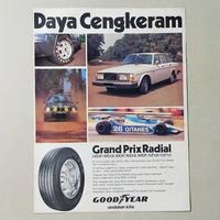 Iklan jadul ban Good Year / Volvo 200 series - original majalah lama ...