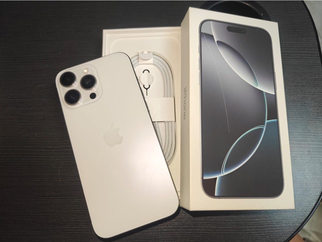 iPhone 16 Pro Max 256GB White Titanium, Mobile Phones & Gadgets, Mobile ...