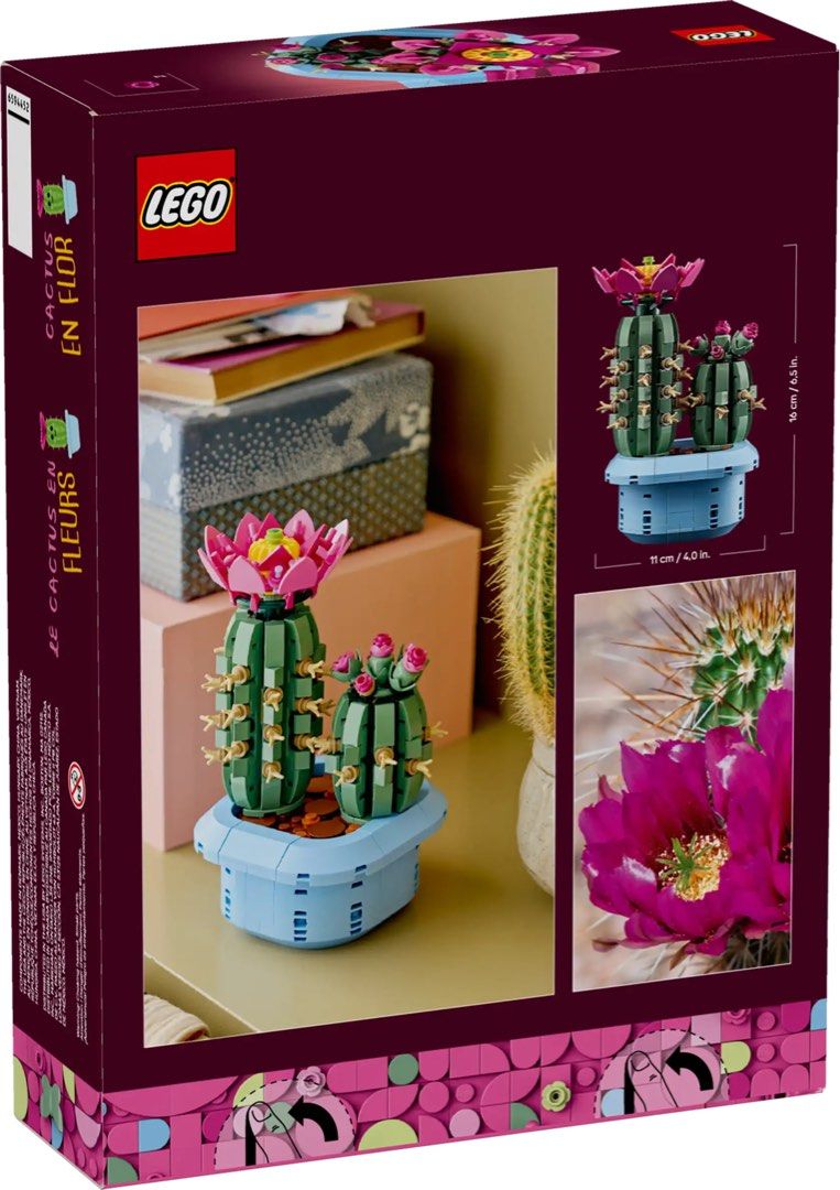 [Jan2026] LEGO Botanicals 11509 Flowering Cactus, Hobbies & Toys, Toys ...