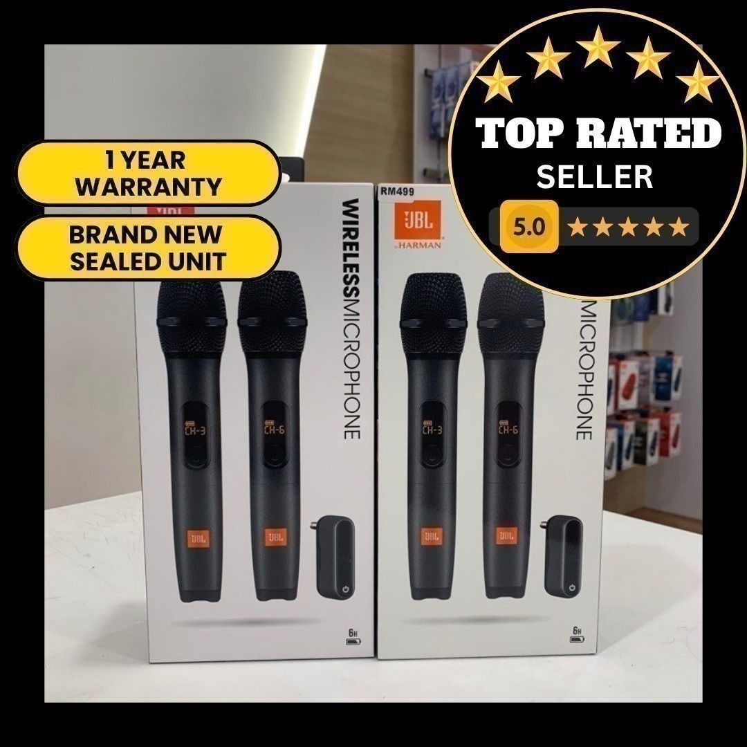 JBL Wireless Microphone Mic (JBL Malaysia Set) (Fixed Price), Audio ...