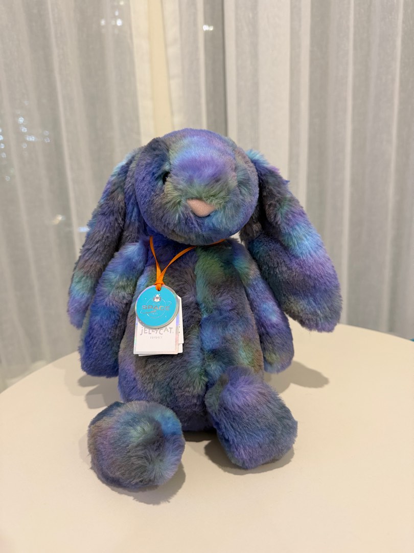 Jellycat space 系列 bunny, 興趣及遊戲, 玩具 & 遊戲類 - Carousell