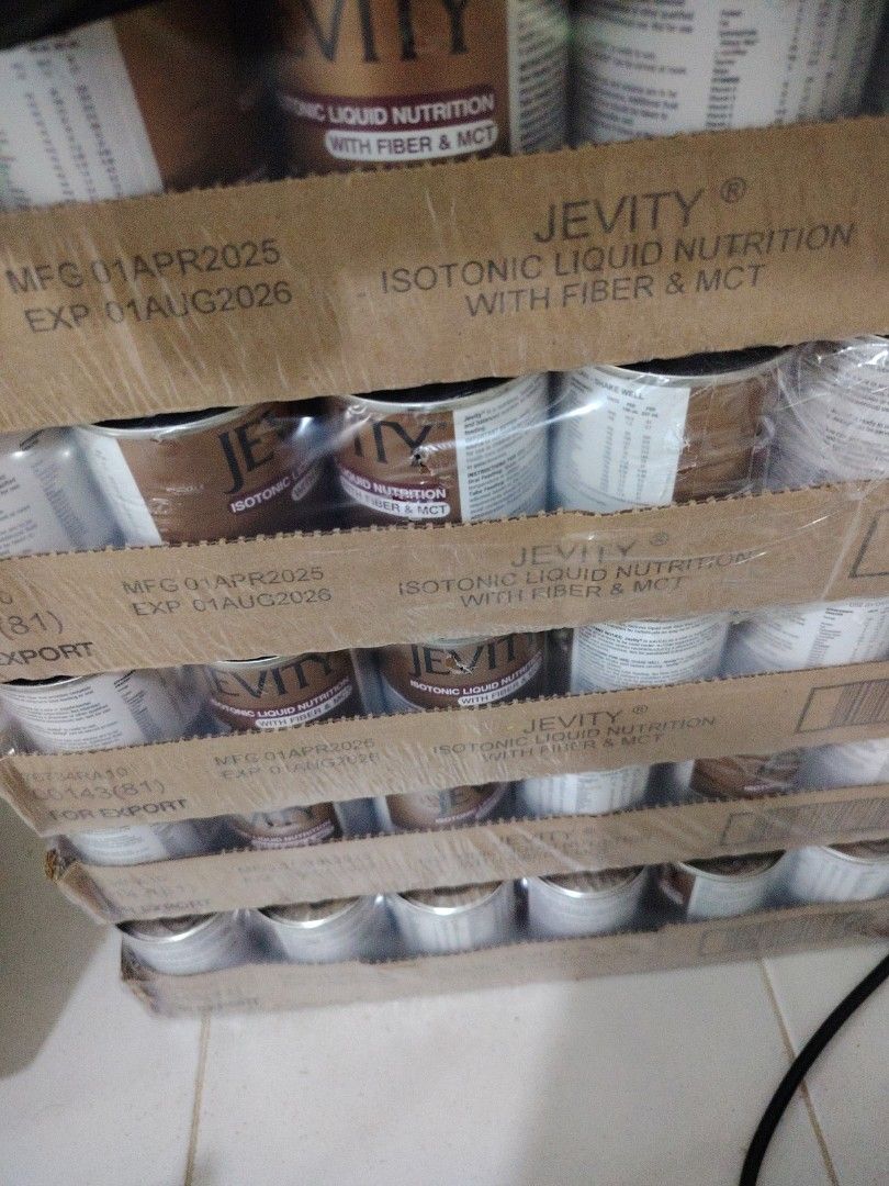 Jevity Isotonic Liquid Nutrition with Fiber & MCT, Health & Nutrition ...