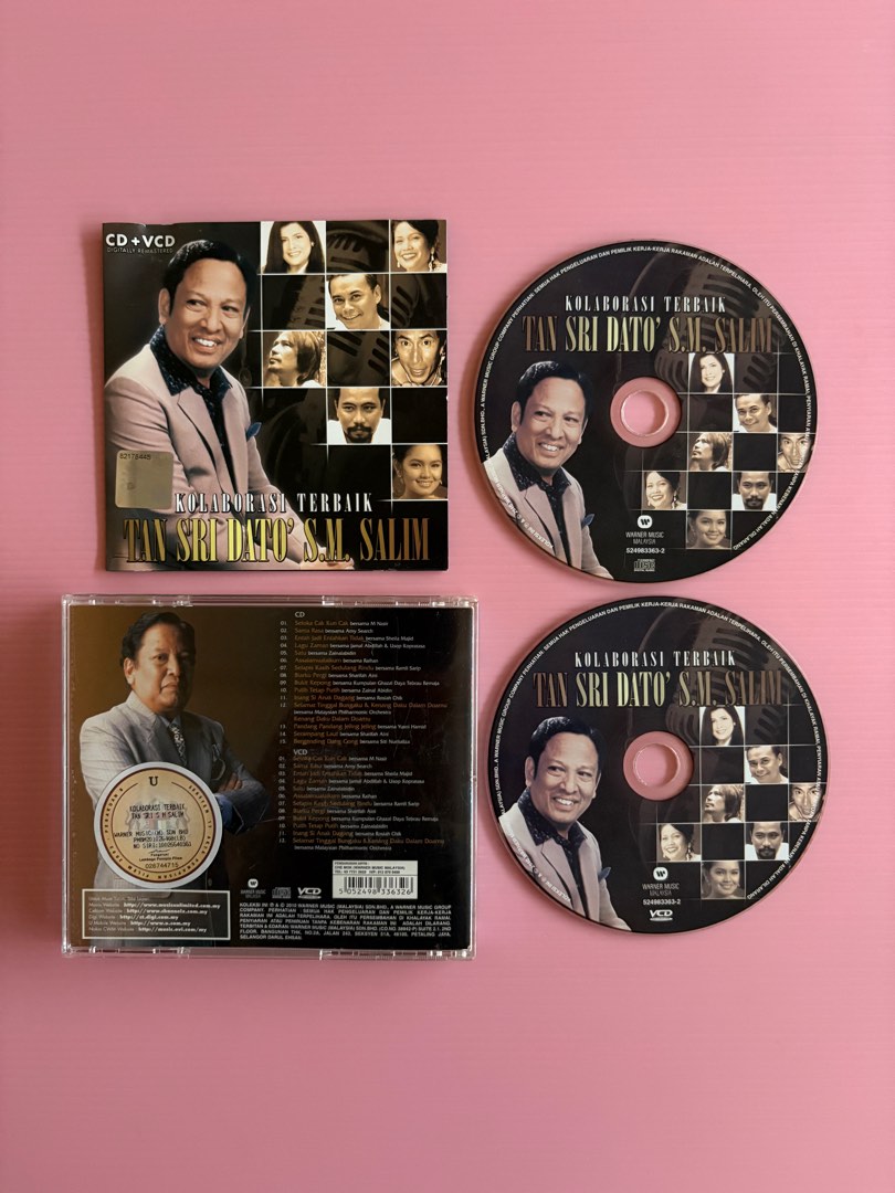 Kolaborasi Terbaik Tan Sri Dato’ S.M. Salim CD + VCD, Hobbies & Toys ...