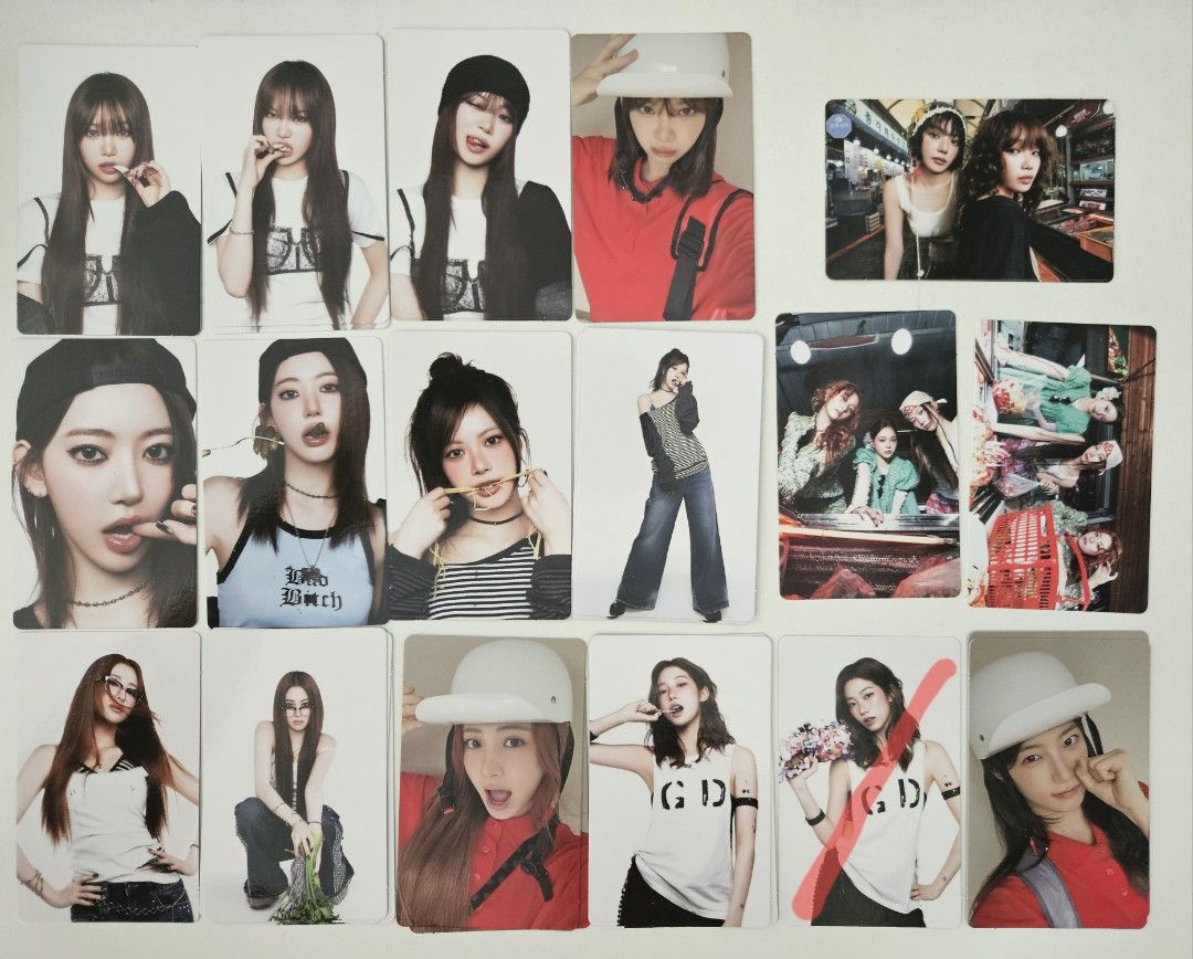 LE SSERAFIM Spaghetti official MD goods mini photocards sakura chaewon kazuha eunchae yunjin ...