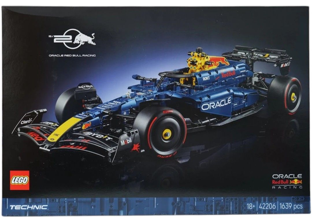 LEGO Technic 42206 Oracle Red Bull Racing F1 Car, Hobbies & Toys, Toys ...
