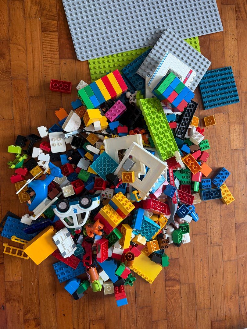 LEGO Baseplates and Assorted Bricks, Hobbies & Toys, Toys & Games on ...