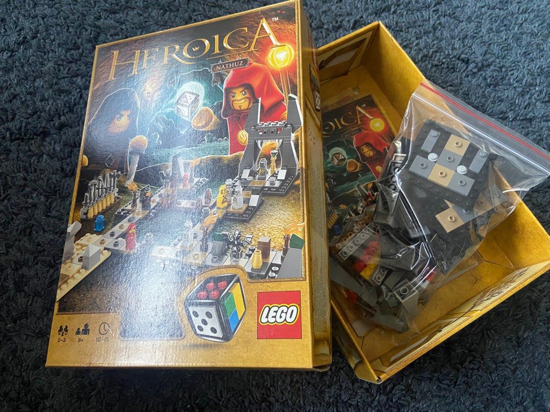 Lego Board Games Package - Heroica, Monster 4, Pirate Code, etc ...