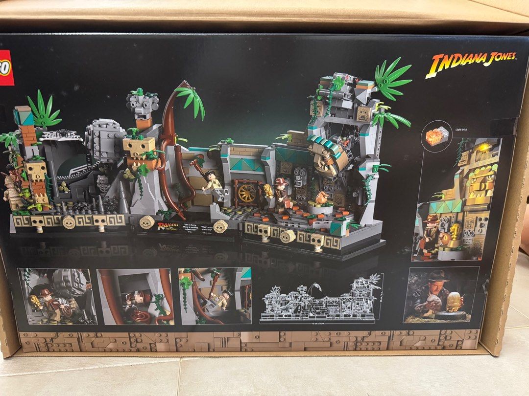 LEGO Indiana Jones Raiders of the Lost Ark Temple Set, Hobbies & Toys ...