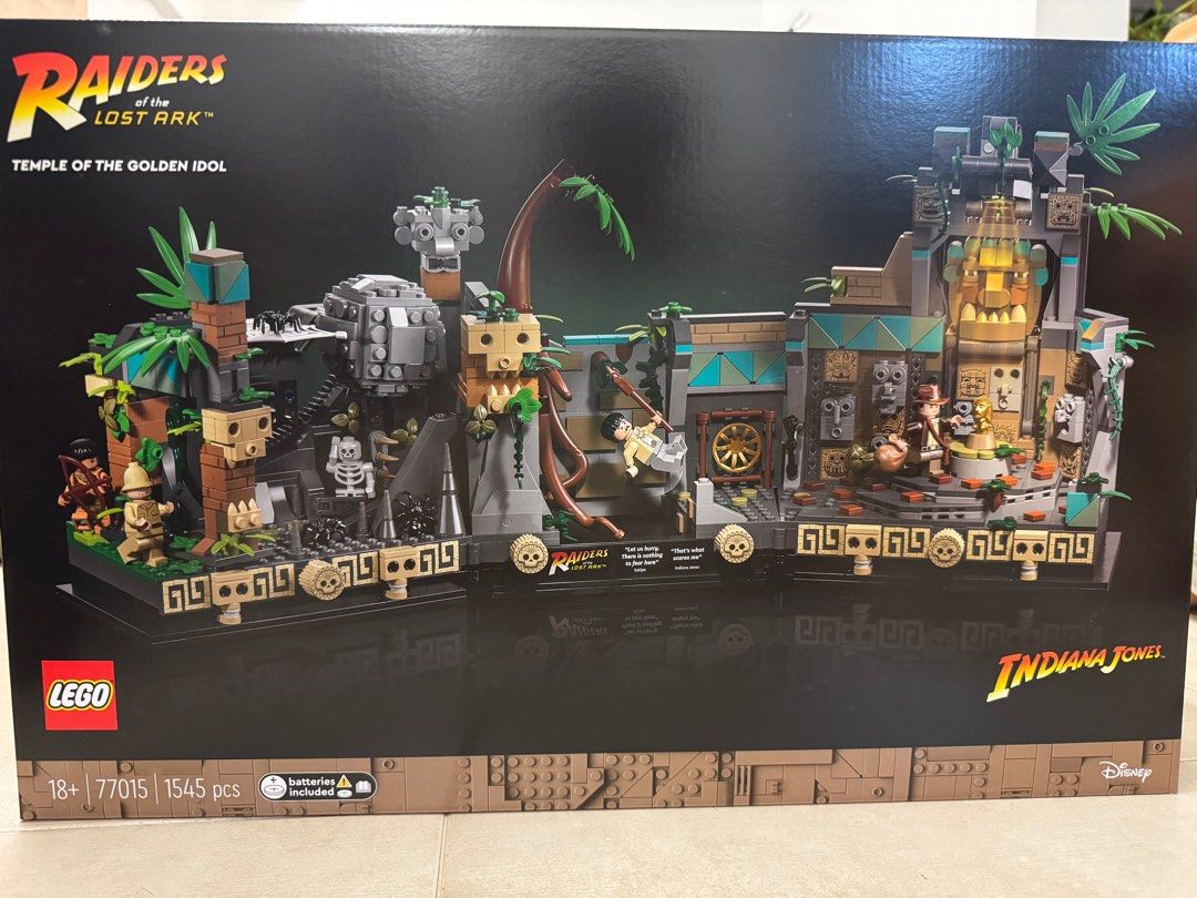 LEGO Indiana Jones Raiders of the Lost Ark Temple Set, Hobbies & Toys ...