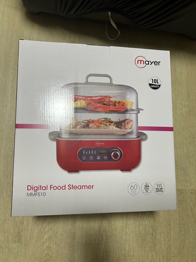 Mayer digital food steamer 10L, TV & Home Appliances, Kitchen ...