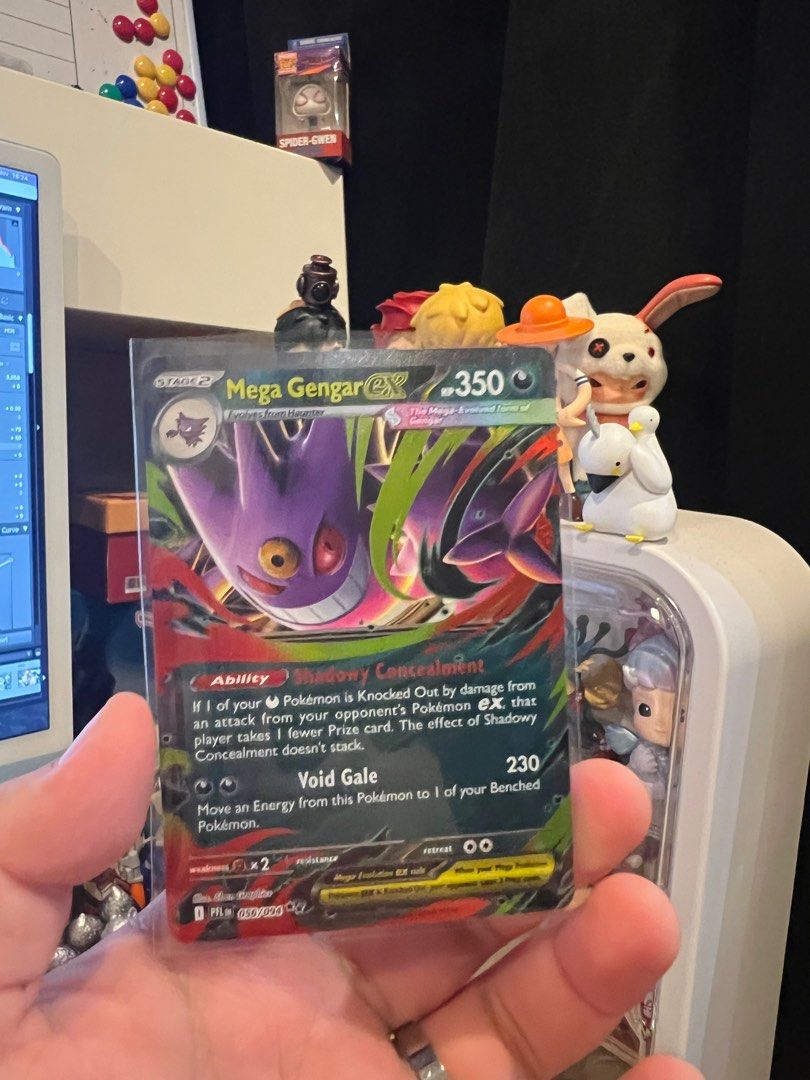 Mega Gengar ex #56 Phantasmal Flames, Hobbies & Toys, Toys & Games on ...