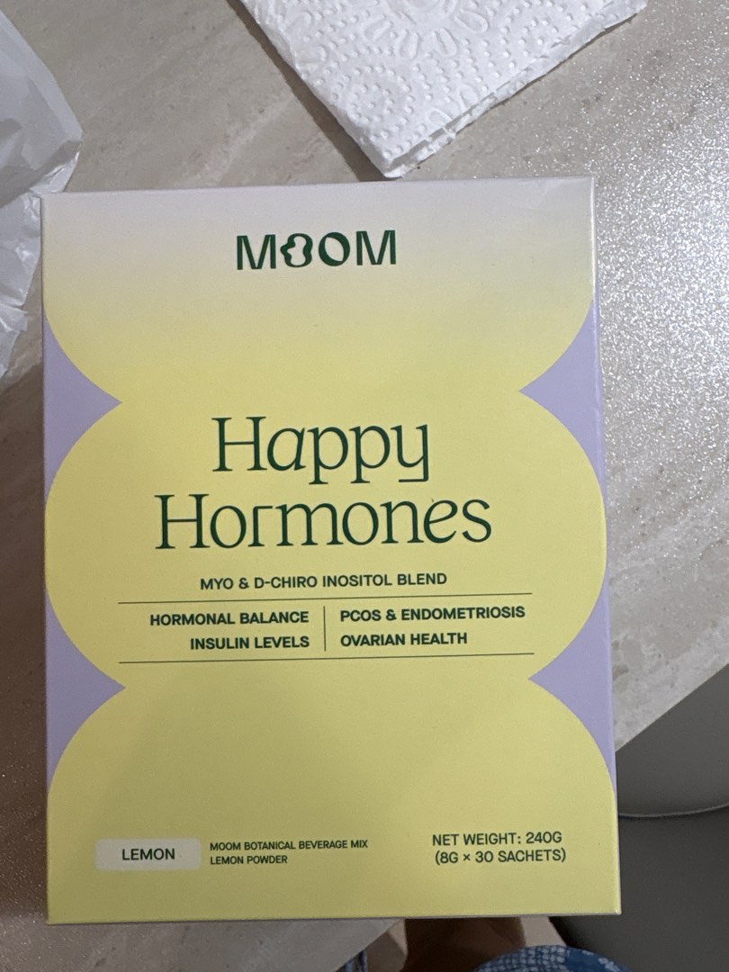 MOOM Happy Hormones Myo & D-Chiro Inositol Blend, Health & Nutrition ...
