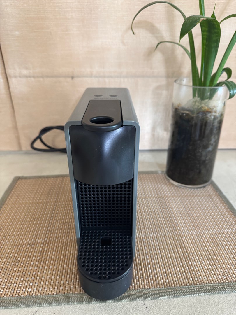 Nespresso Essenza Mini gray coffee machine self collect, TV & Home ...