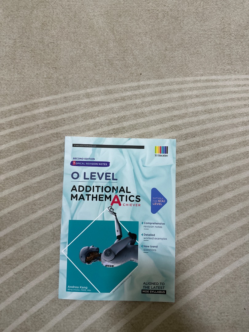 O level Additional Mathematics notes (suitable for NA), Hobbies & Toys ...