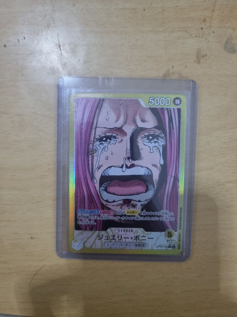 One Piece Card Game OP13 Jewelry Bonney Leader AA, Hobbies & Toys, Toys ...
