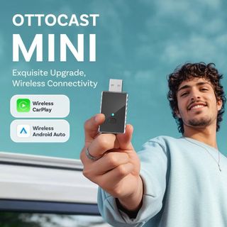Ottocast Mini Cube Wireless Carplay & Android Auto Adapter, Car ...