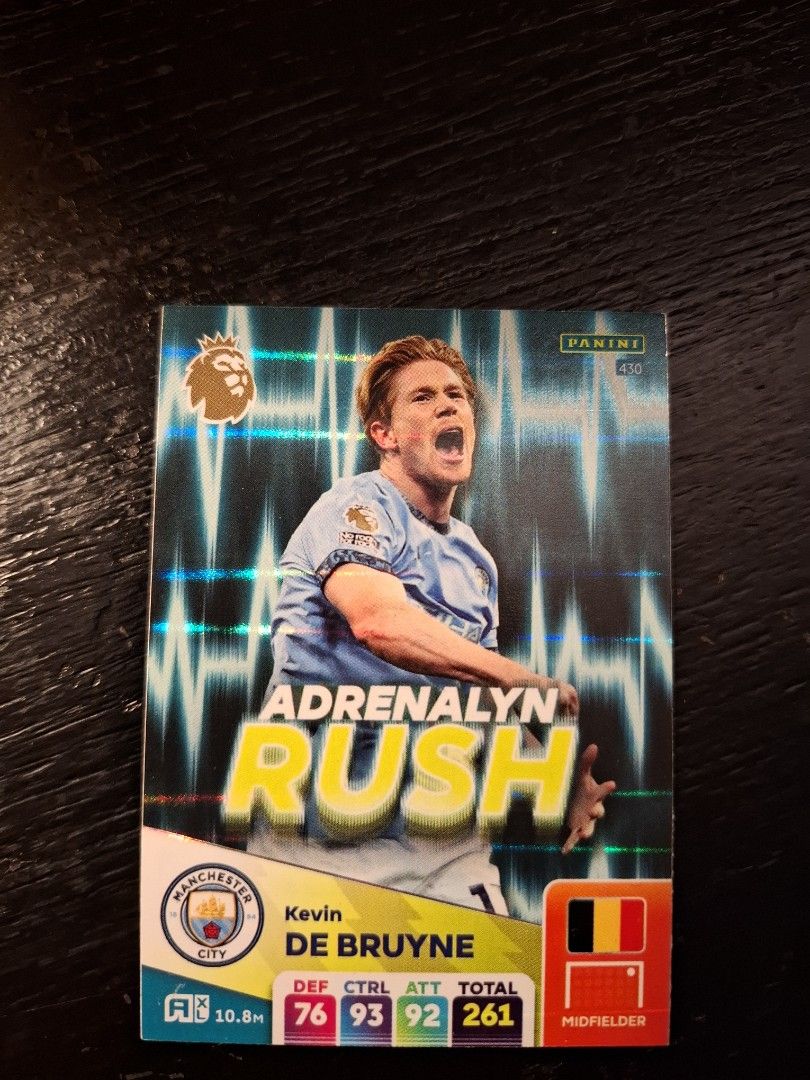 Panini Adrenalyn XL 2025 Kevin De Bruyne Card, Hobbies & Toys, Toys ...