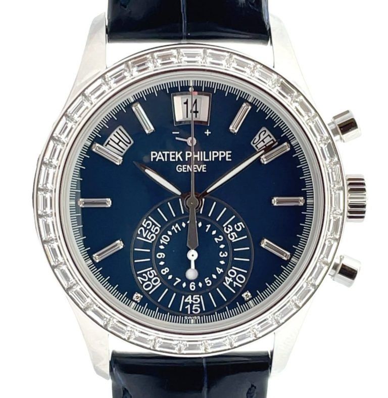 Patek Philippe Annual Calendar Chronograph Baguette Diamond Bezel ...