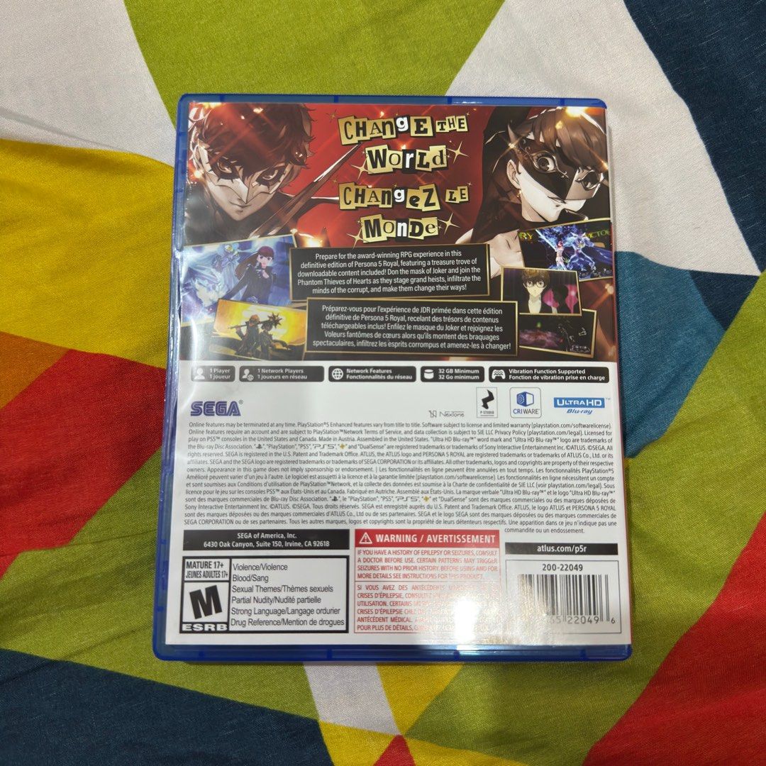 Persona 5 Royal, Video Gaming, Video Games, PlayStation on Carousell
