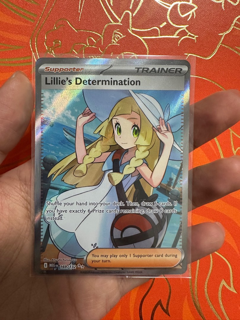 Pokemon card TCG Mega Evolution Trainer SR Full Art FA Lillie’s ...
